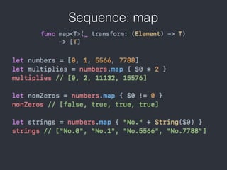 Swift map & flatMap | PPT