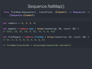 Swift map & flatMap | PPT
