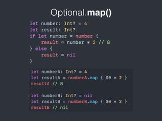 Swift map & flatMap | PPT