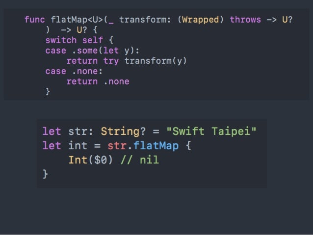 Swift Map And Flatmap 