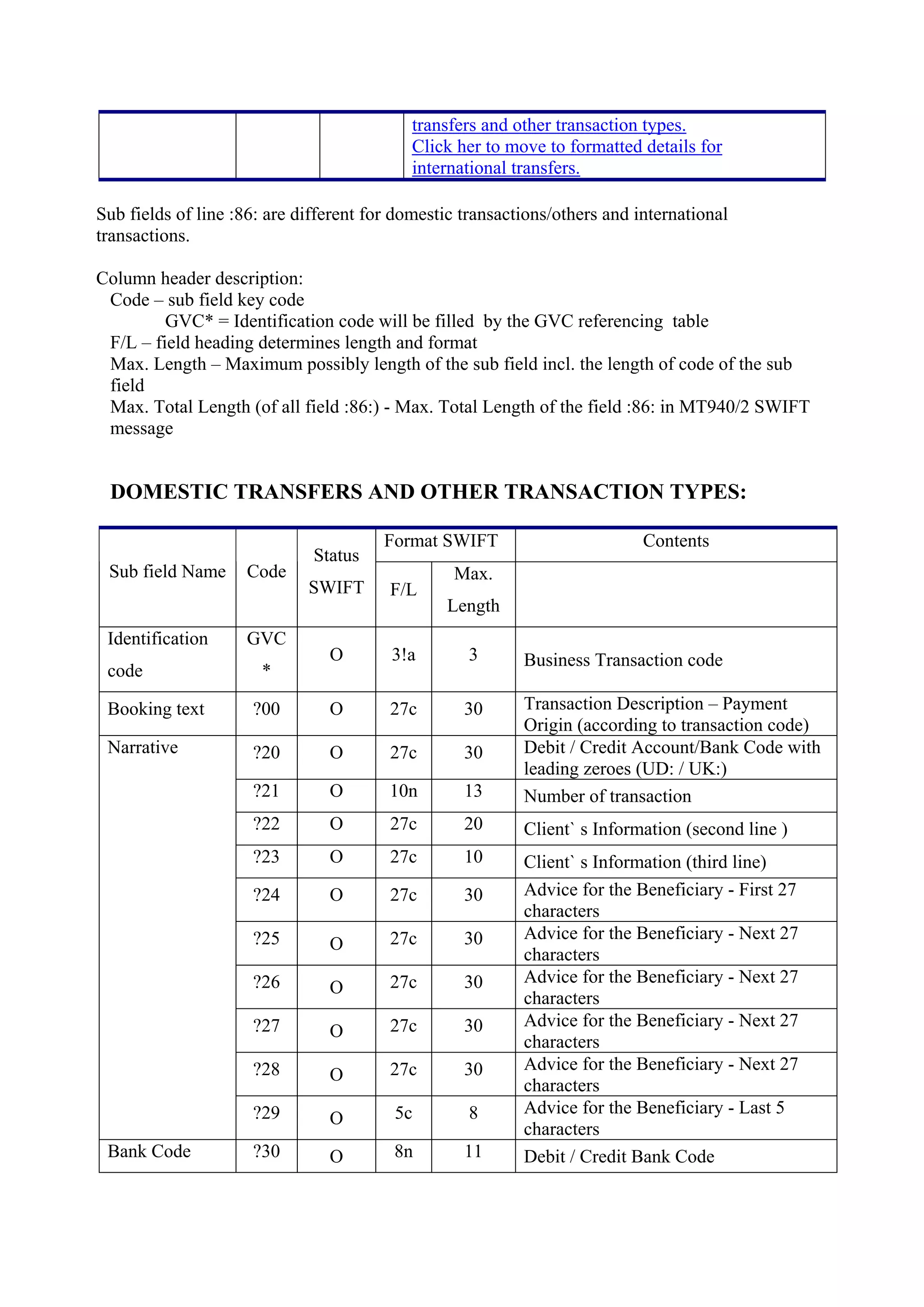Swift mt940 942111247451789 | PDF