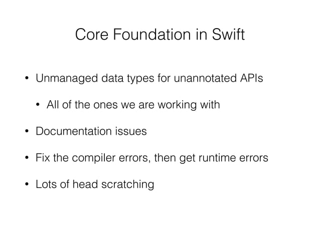 Facilitating Idiomatic Swift with Objective-C | PPT