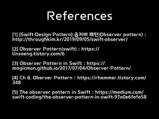 [Swift] Observer | PPT | Free Download