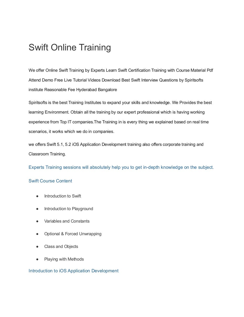 Swift Online Training.pdf