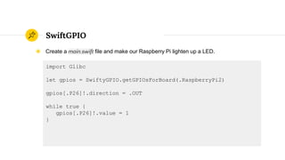 Swift on raspberry pi | PPT