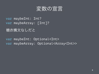 Swift Optional without Syntax Sugar