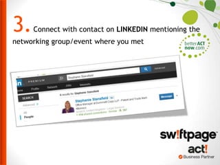 Swiftpage act webinar