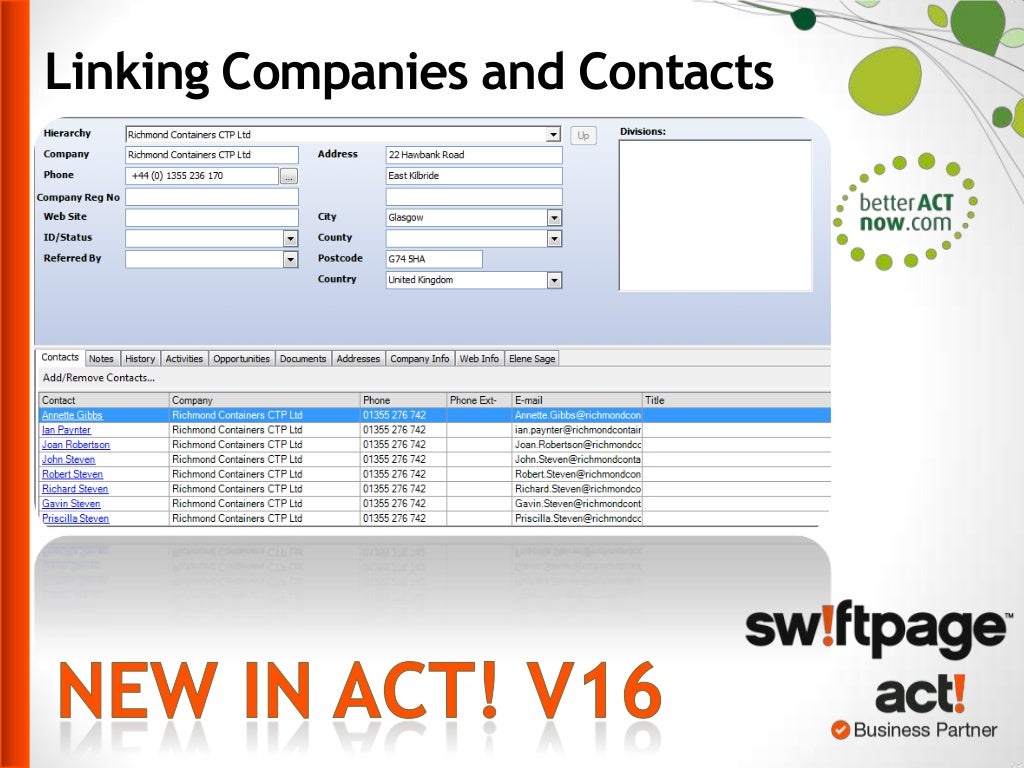 Swiftpage act webinar