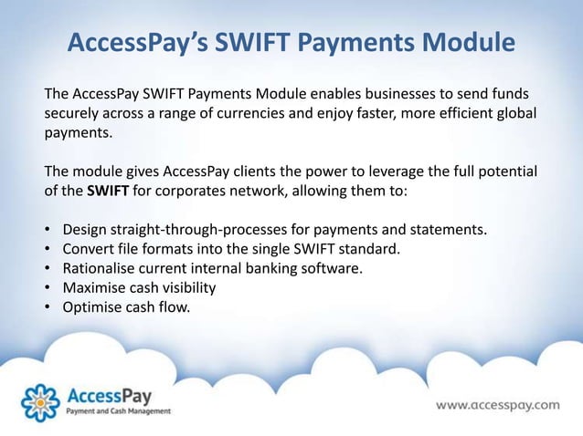 SWIFT secure financial messaging services key facts and information | PPT