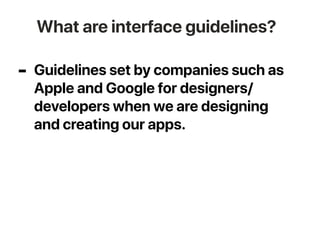 [SwiftPH + PADC Meetup - May 2019] Mobile Interface Guidelines ...