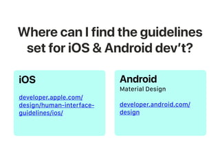 [SwiftPH + PADC Meetup - May 2019] Mobile Interface Guidelines ...