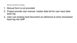 example of SAP Cut over strategy FI CO MM PS module | PPTX