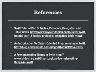 Introduction to Swift programming language. | PDF | Web Development | Internet