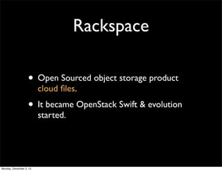 OpenStack Swift production deployments | PPT