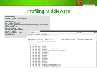 Swift profiling middleware and tools | PDF | Web Development | Internet