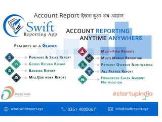 Swift reporting bizcon | PPT