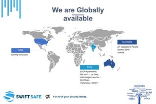 SwiftSafe Cybersecurity Solutions Service Offerings | PPT