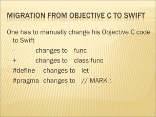 Swift Basics with iOS 8 features | PPT | Programming Languages | Computing
