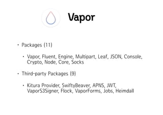 Swift server side frameworks | PDF