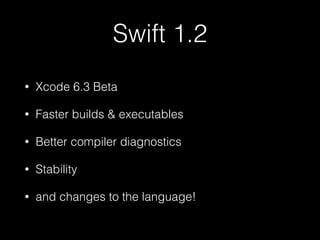 Swift should I switch? | PPT