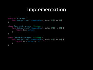 [Swift] Strategy | PPT