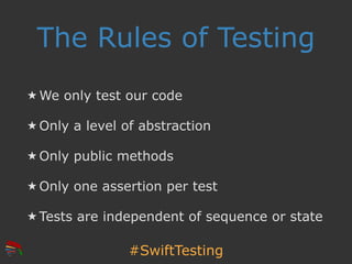 Swift testing ftw | PPT