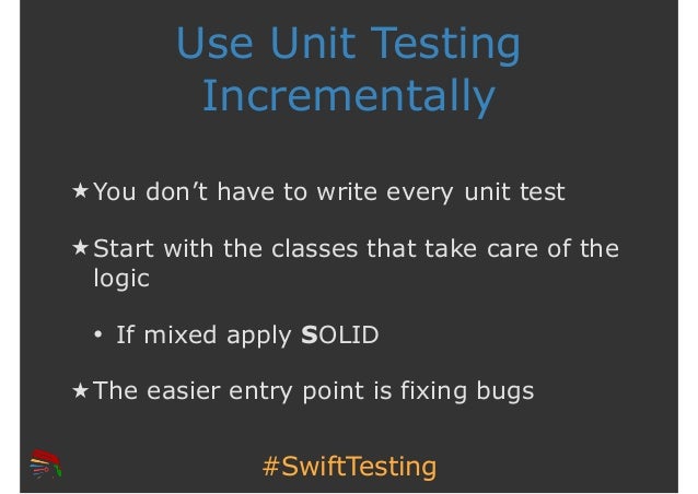 Swift Testing Ftw