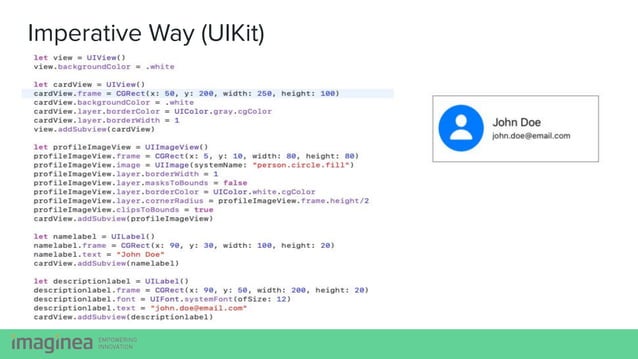 Swift UI - Declarative Programming [Pramati Technologies] | PPT