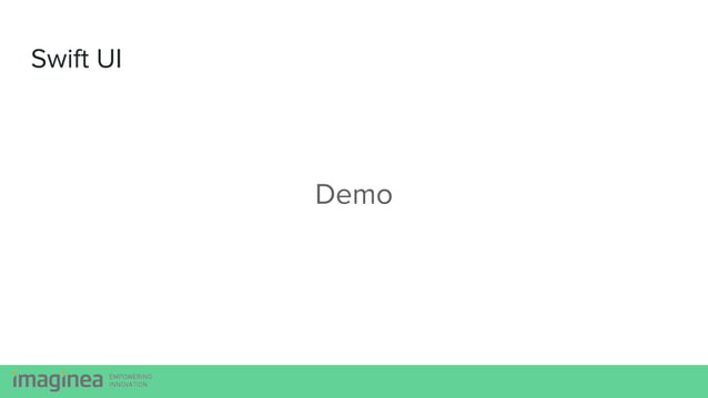 Swift UI - Declarative Programming [Pramati Technologies] | PPT