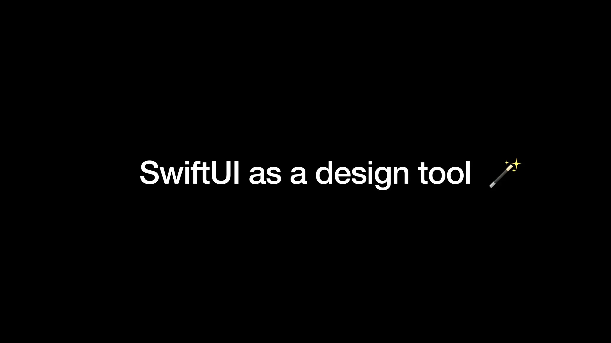 SwiftUI in 2024: Bridging Perception and Reality | PPT