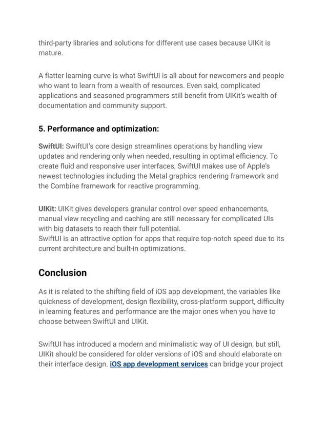 Swiftui Vs Uikit Choosing The Right Ui Framework For Ios Apps Pdf