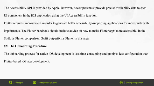 Swift Vs Flutter Best Mobile App Development Framework Ppt 