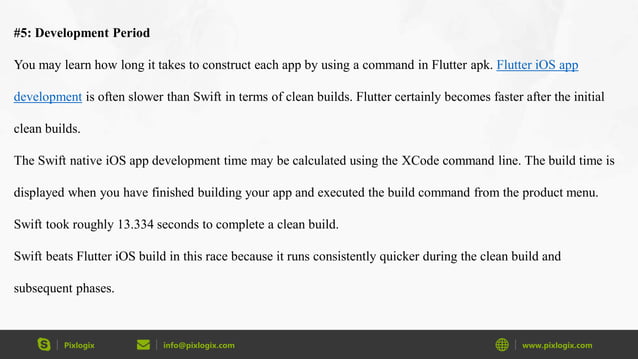 Swift Vs Flutter Best Mobile App Development Framework Ppt 5460