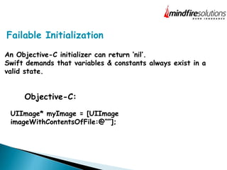 Swift vs Objective-C | PPT
