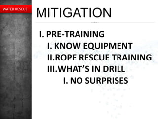 Swiftwater training | PPTX