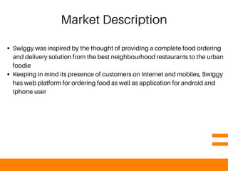 Swiggy Market Analysis | PDF
