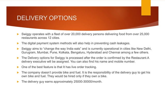 Swiggy Business Models | PPTX