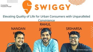 Swiggy's Journey: Revolutionizing Food Delivery in India | PPT