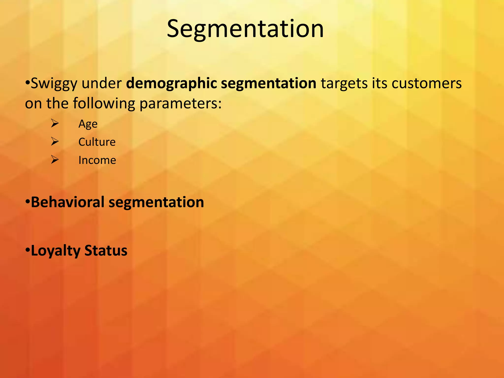 Swiggy Marketing strategy | PPTX