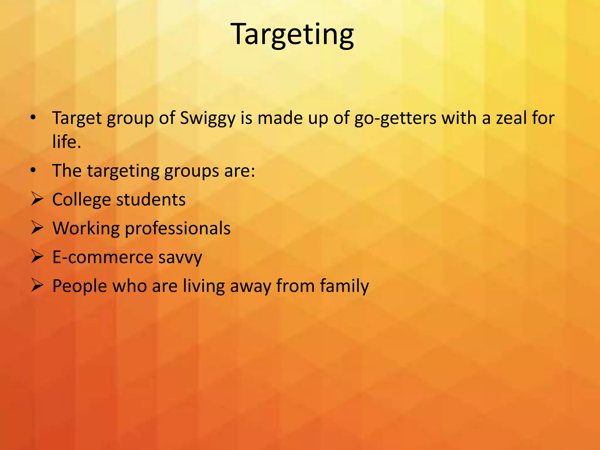 Swiggy Marketing strategy | PPTX