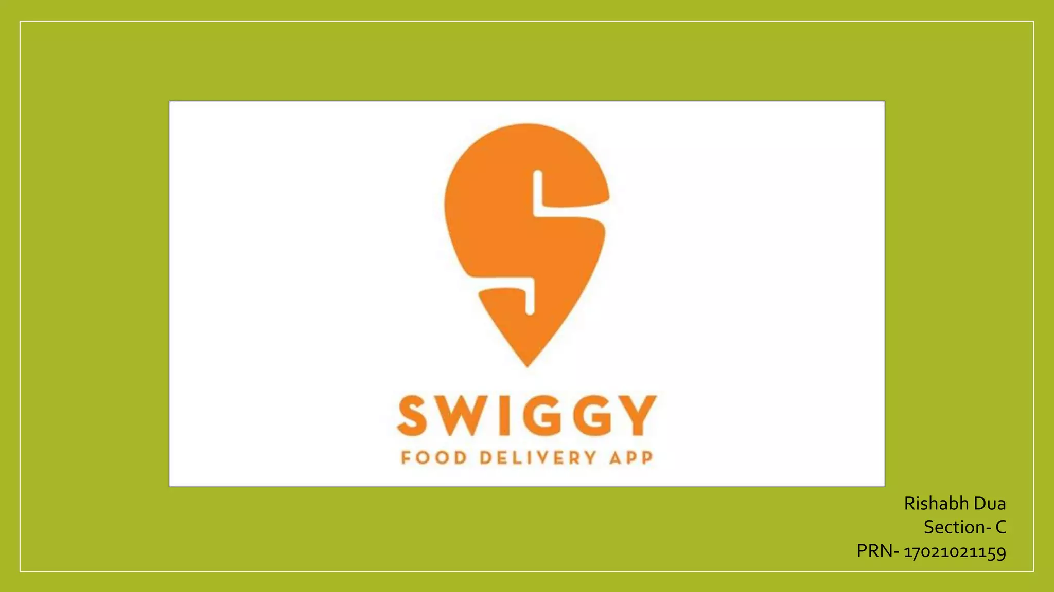 Swiggy campaigns 2019 | PPTX