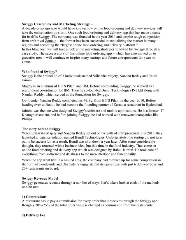 Swiggy Case Study and Marketing Strategy.docx