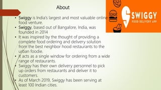 Swiggy SWOT Analysis | PPTX