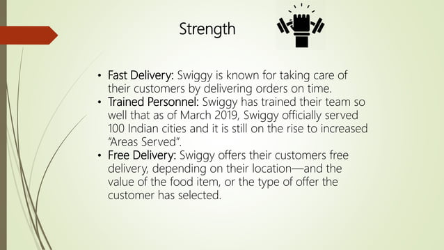 Swiggy SWOT Analysis | PPTX