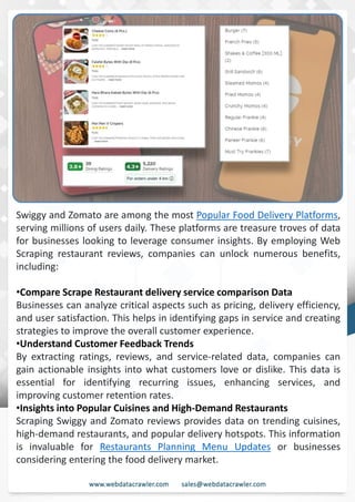 Swiggy vs. Zomato - Unlocking Insights with Web Scraping Restaurant Reviews.pdf