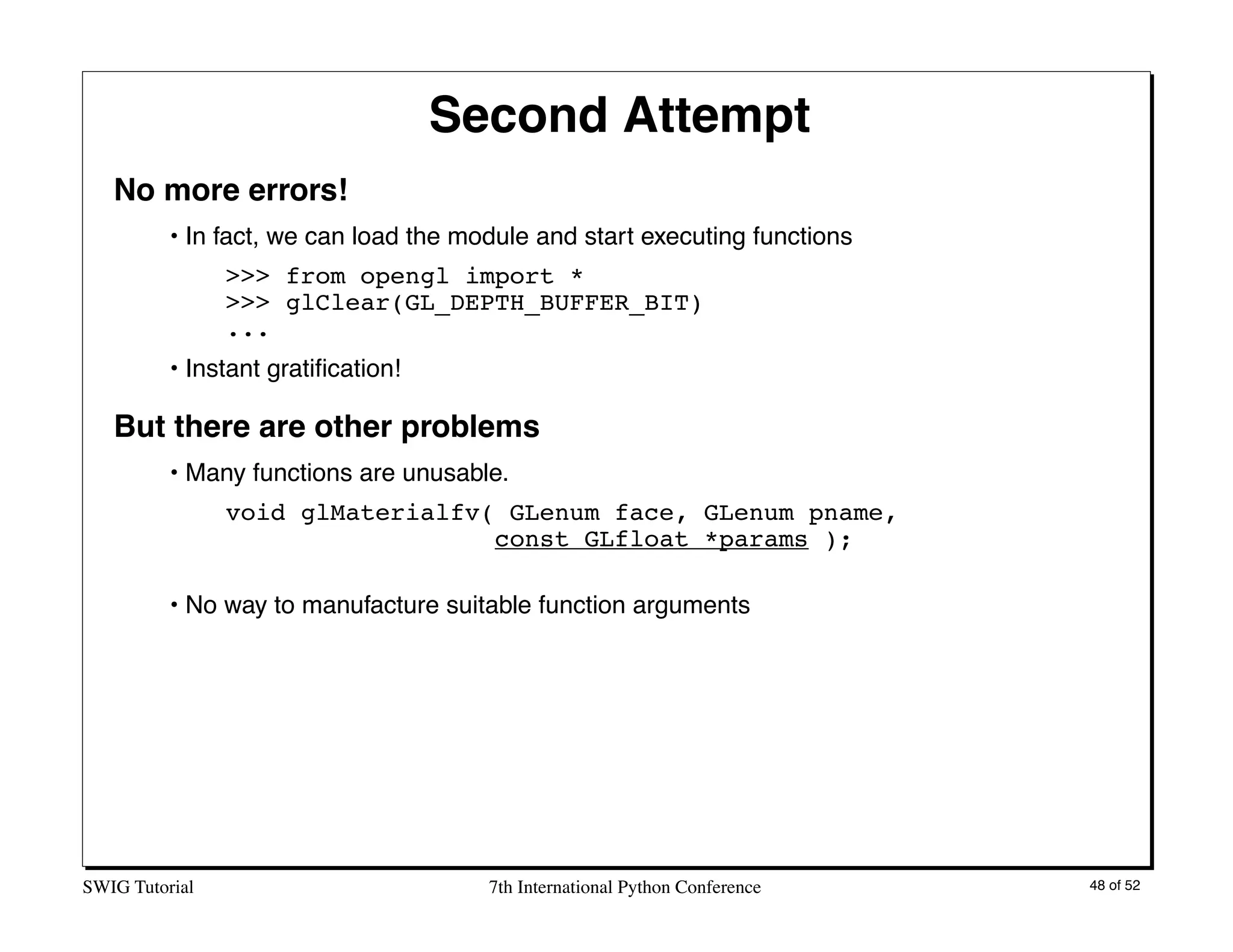 Interfacing Cc And Python With Swig Pdf Programming Languages Computing