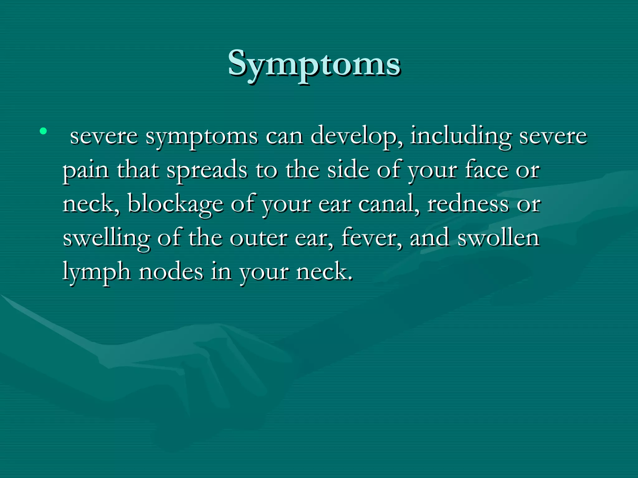 Swimmer’s ear roberto | PPT