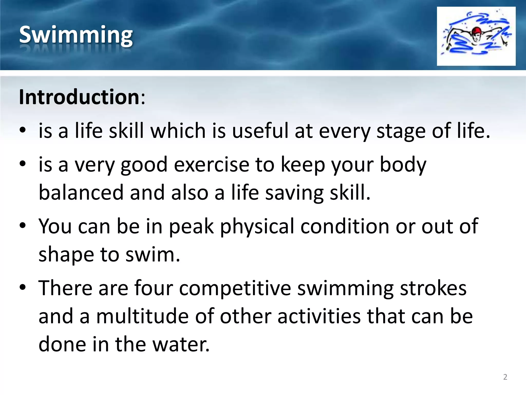 Swimming | PPTX