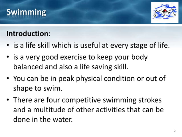 Swimming | PPTX