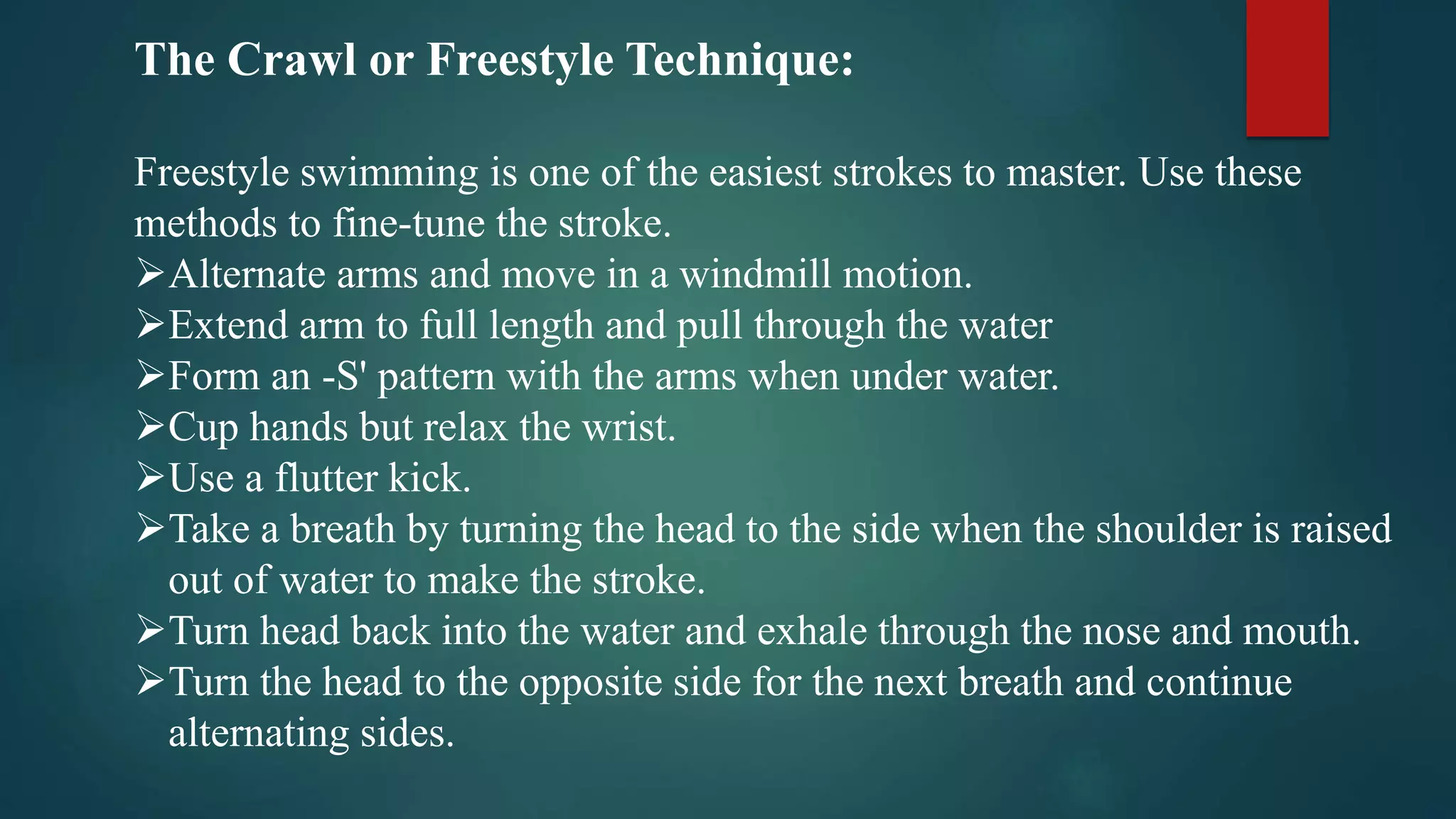 Swimming | PPTX